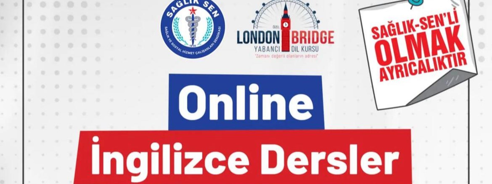 ONLİNE İNGİLİZCE DERSLER BAŞLIYOR.